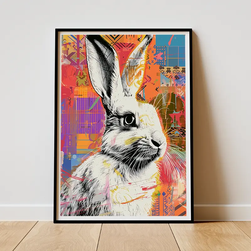 Rabbits - AI Art Posters Collection - Poster Space AI